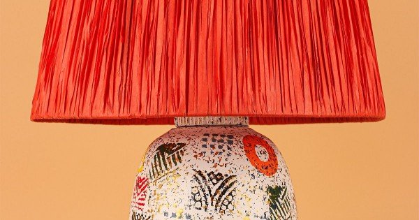 Tangelo Handmade Dekoratif Seramik Abajur